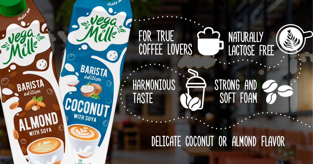 Vega Milk introduces a new line of plant-based milk for baristas ...